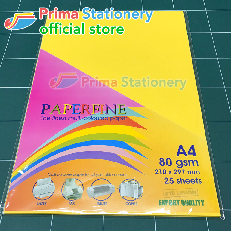 Paperfine Kertas HVS Warna – Cream – Prima Stationery